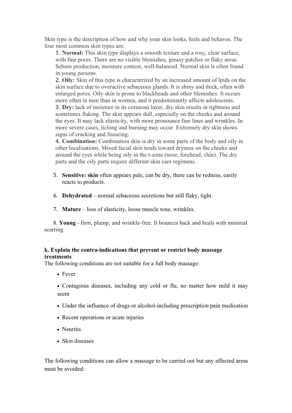 F. Describe Salon Requirements for Preparing Yourself, the Client and Work Area - Docest