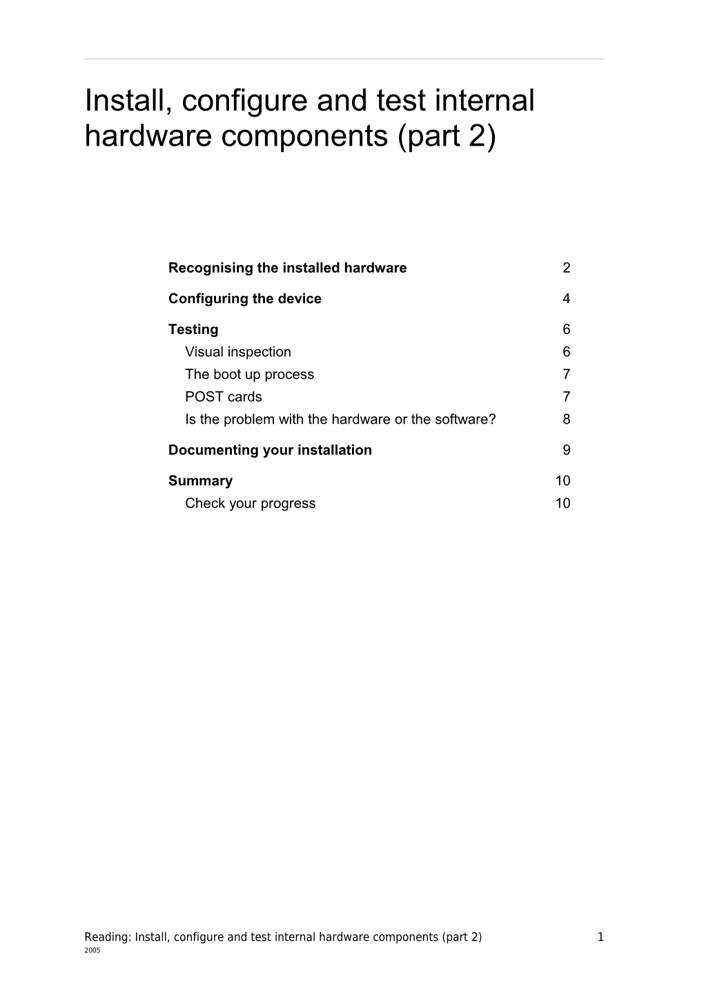 What Are The 4 Main Internal Hardware Components Of A Computer System ...